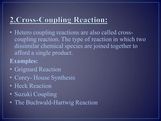 The coupling reactions | PDF