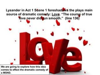 The course of love... MSND | PPT