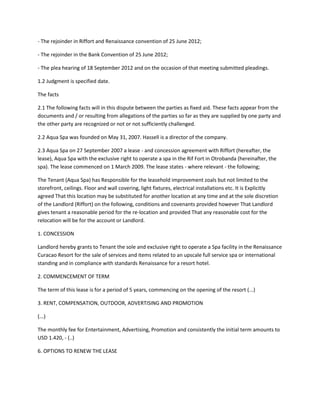 The court of first instance in curacao | PDF