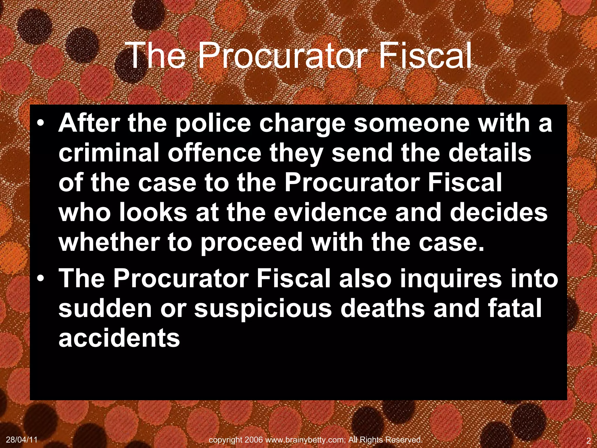 The Court System | PPT