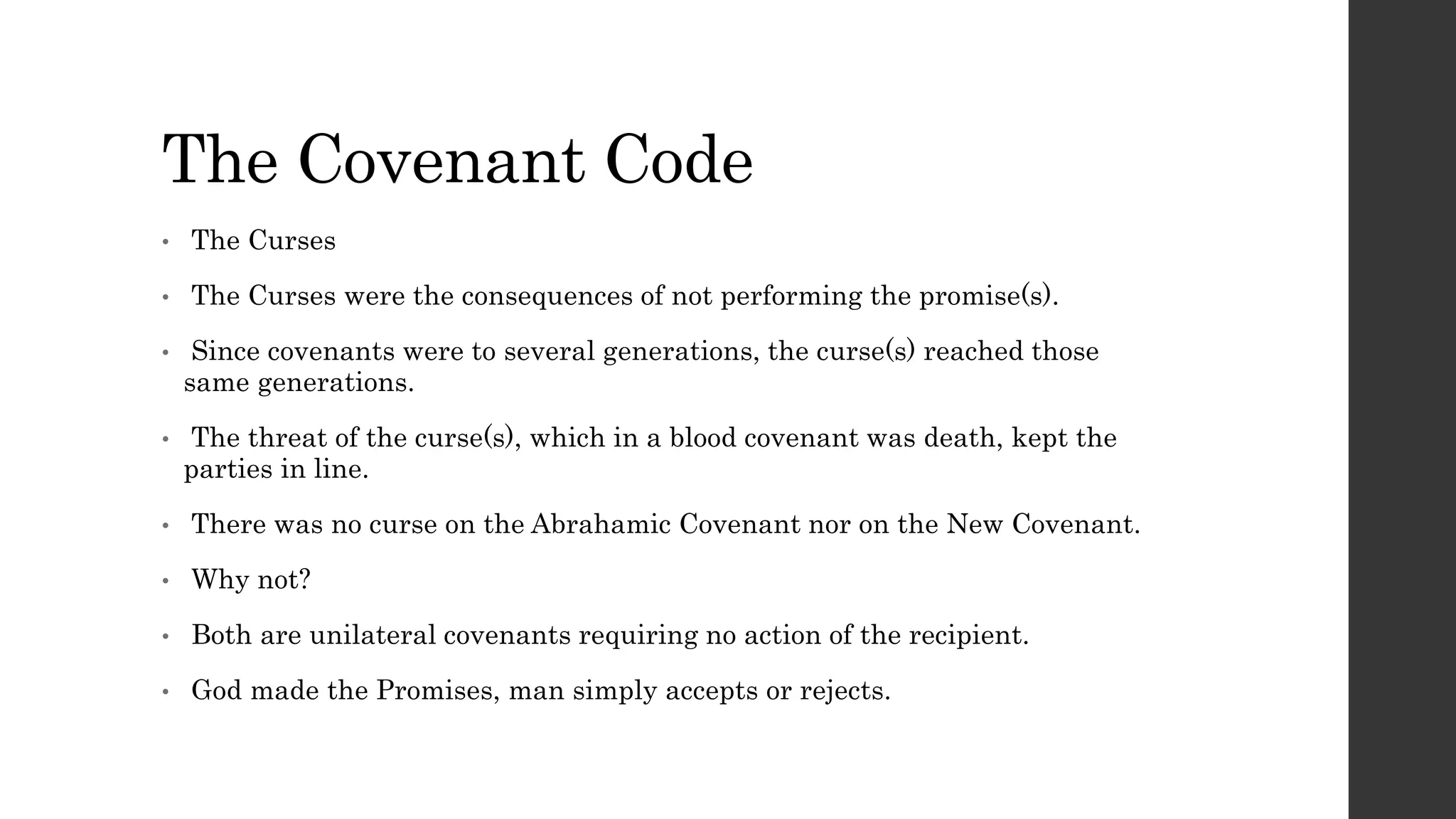 The Covenant Code Reveals His Love | PPTX