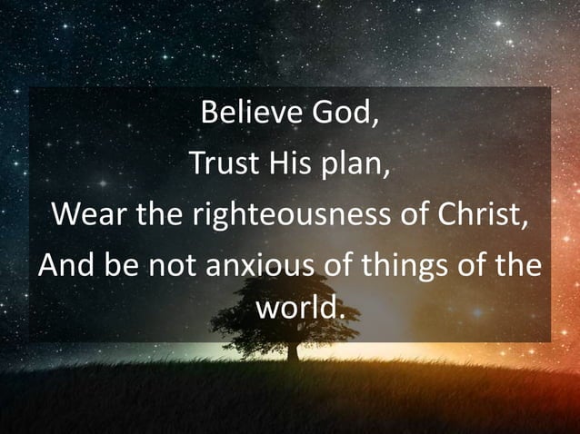 Abram: Anxious For God's Promise - Genesis 15:1-6 | PPTX