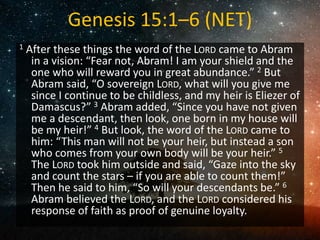 Abram: Anxious For God's Promise - Genesis 15:1-6 | PPTX