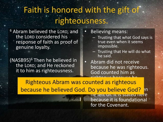 Abram: Anxious For God's Promise - Genesis 15:1-6 | PPTX