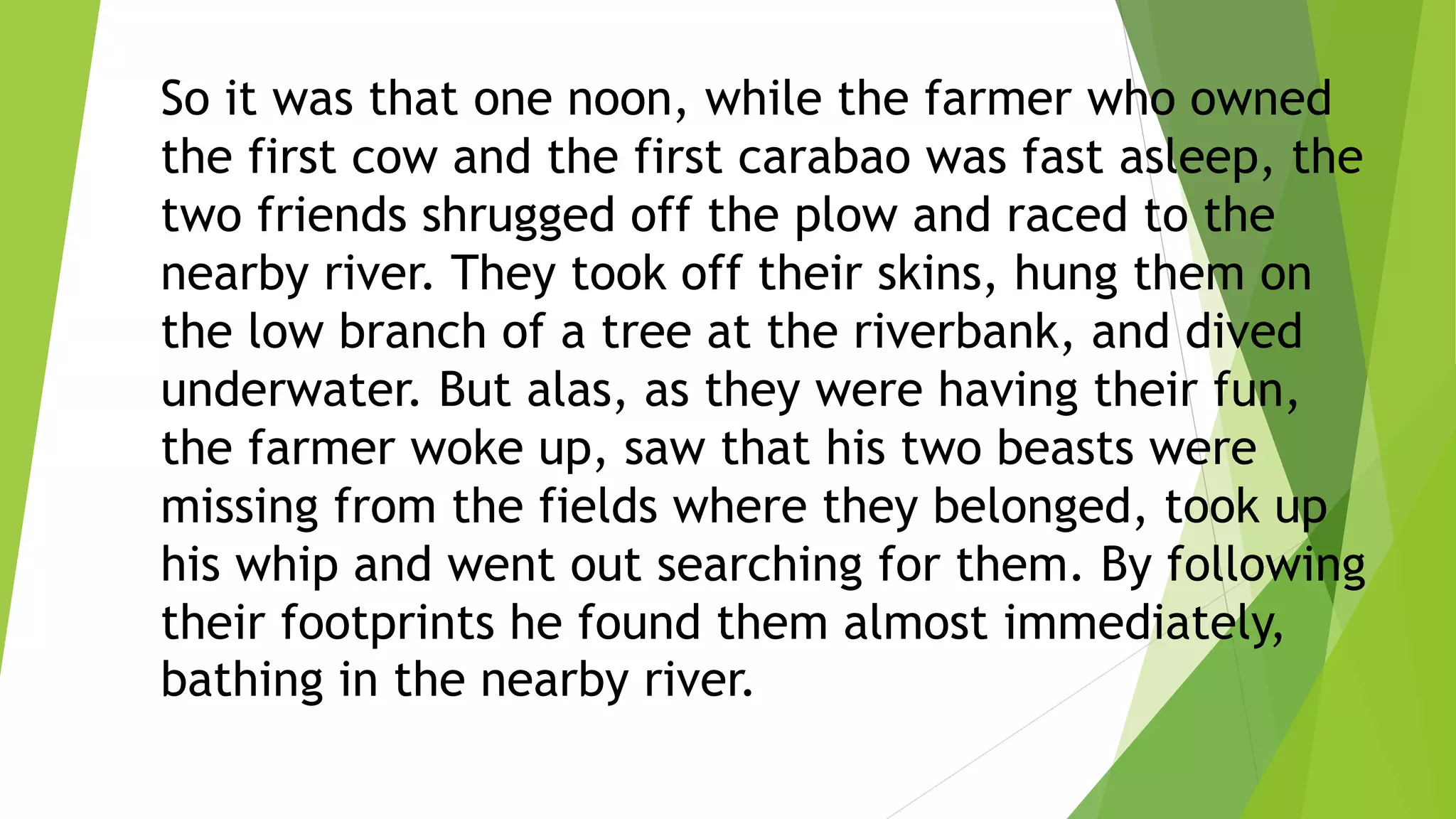 The Cow and the Carabao.pptx