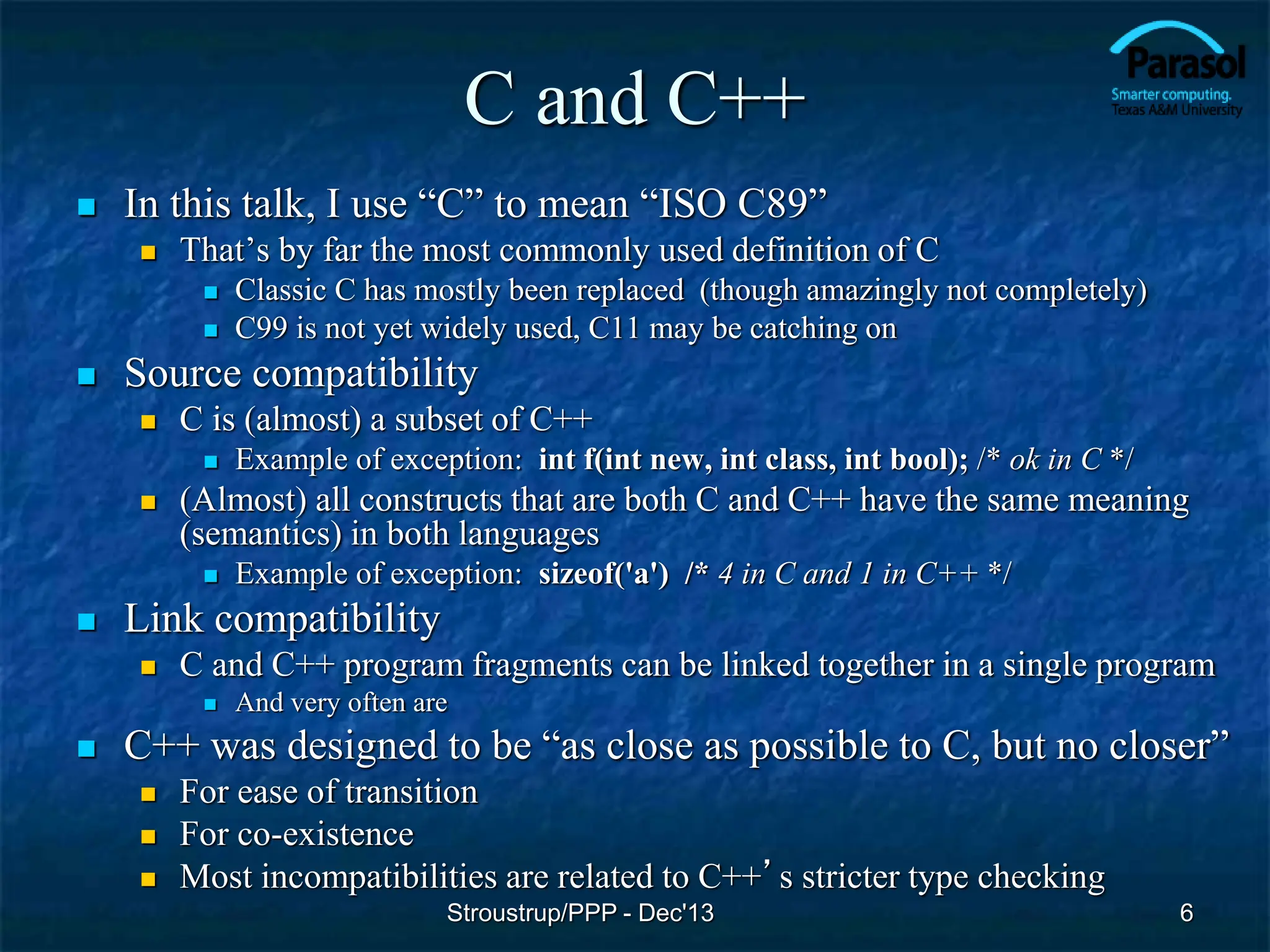 THE C PROGRAMMING LANGUAGE PPT CONTAINS THE BASICS OF C | PPT