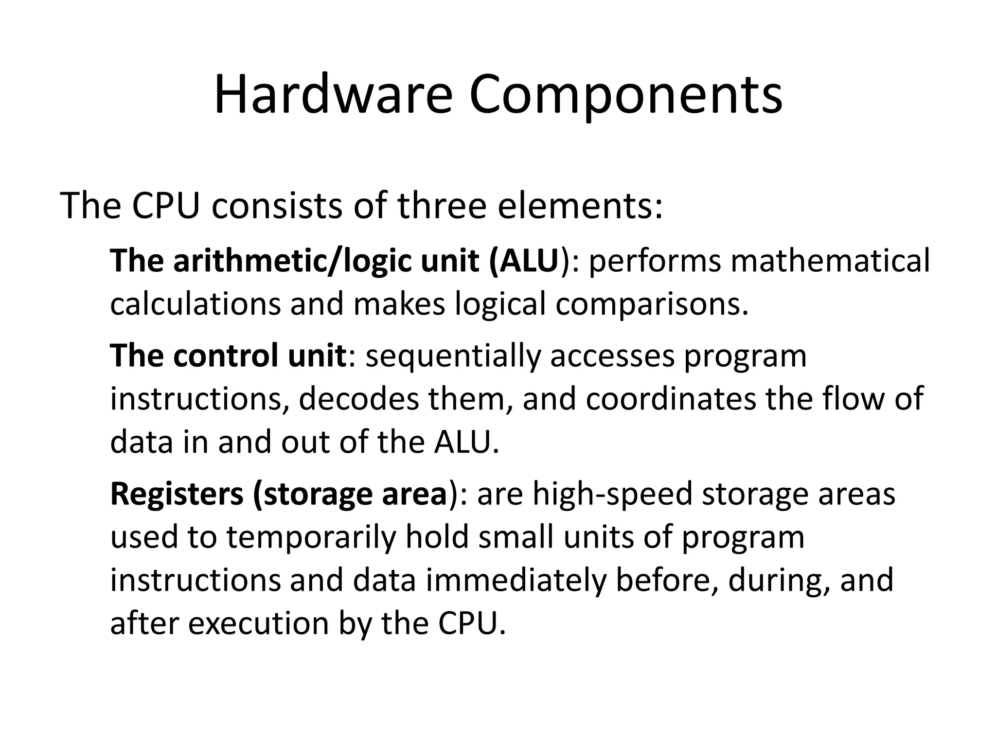 The cpu cycle | PPTX