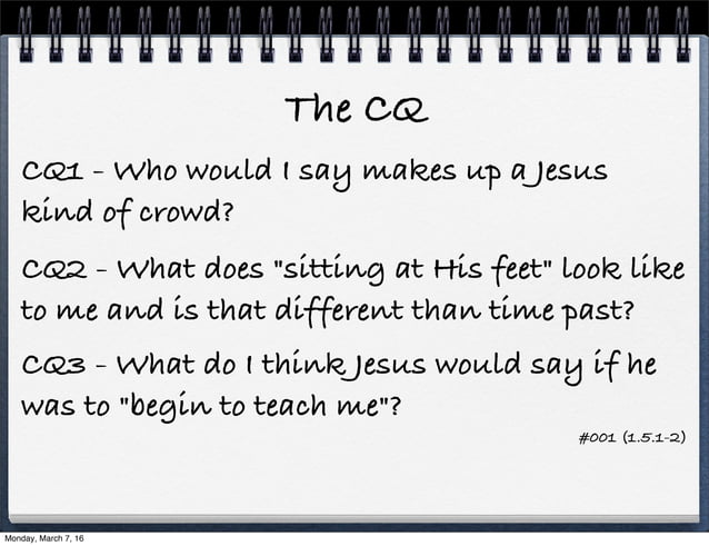 The CQ 001 - Conversation Questions | PPT