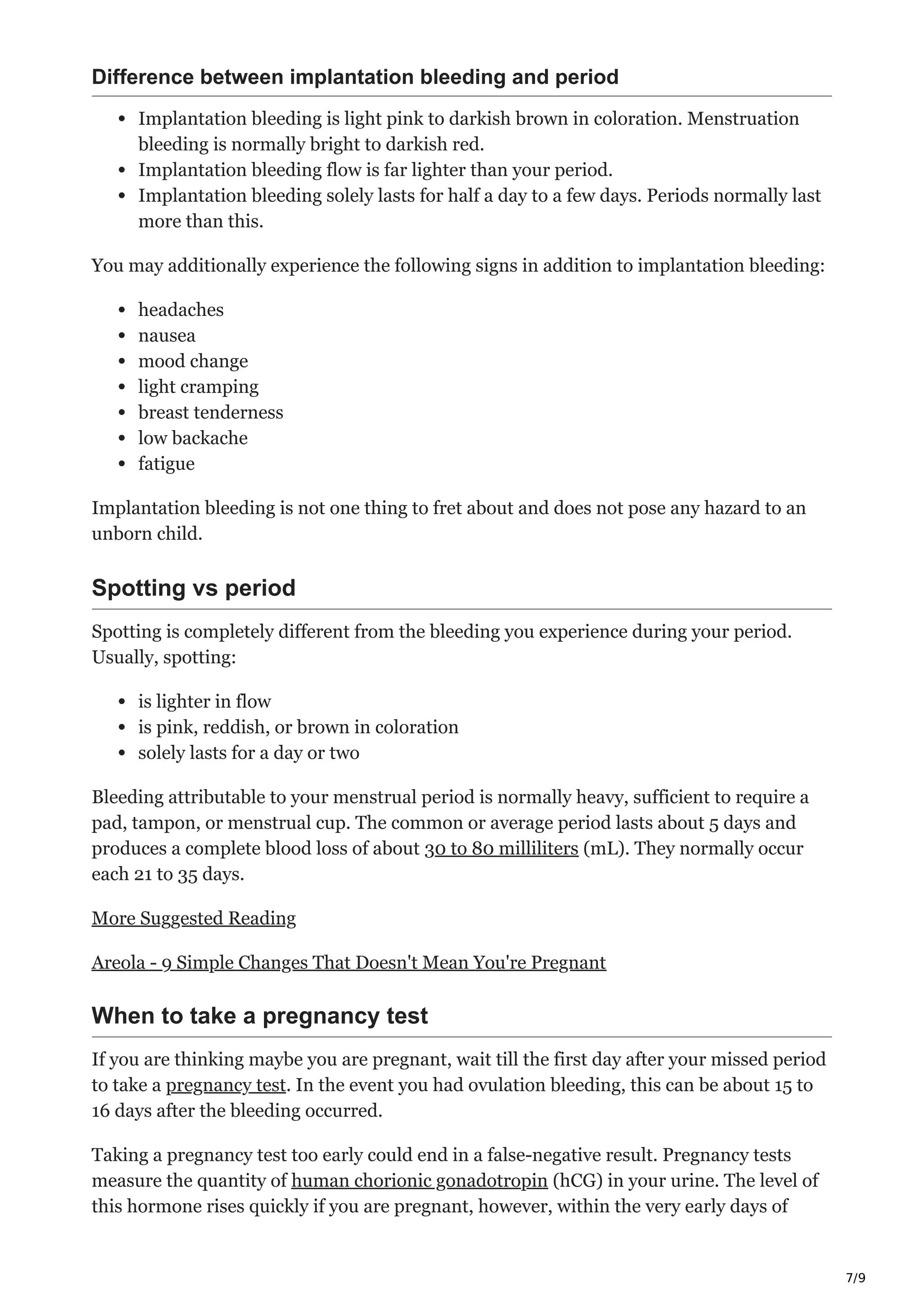 Ovulation bleeding 10 best symptoms to identify it | PDF