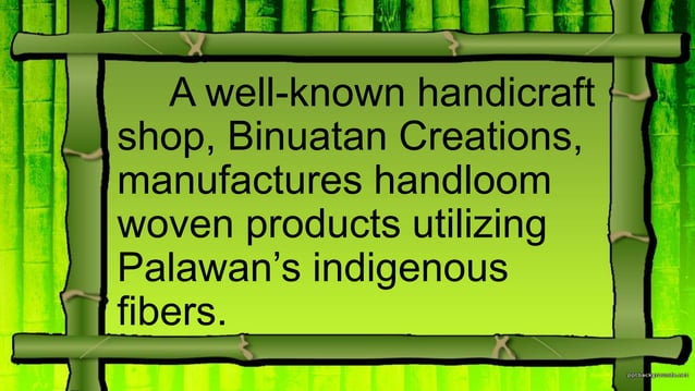 The Crafts of Palawan.pptx..................... | PPTX