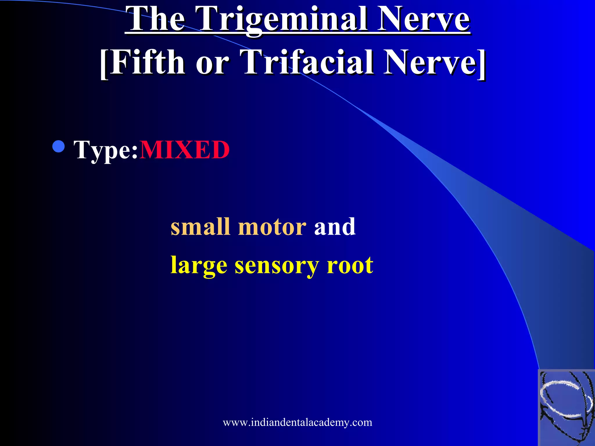 The cranial nerves v and vii/ dental crown & bridge courses | PPT