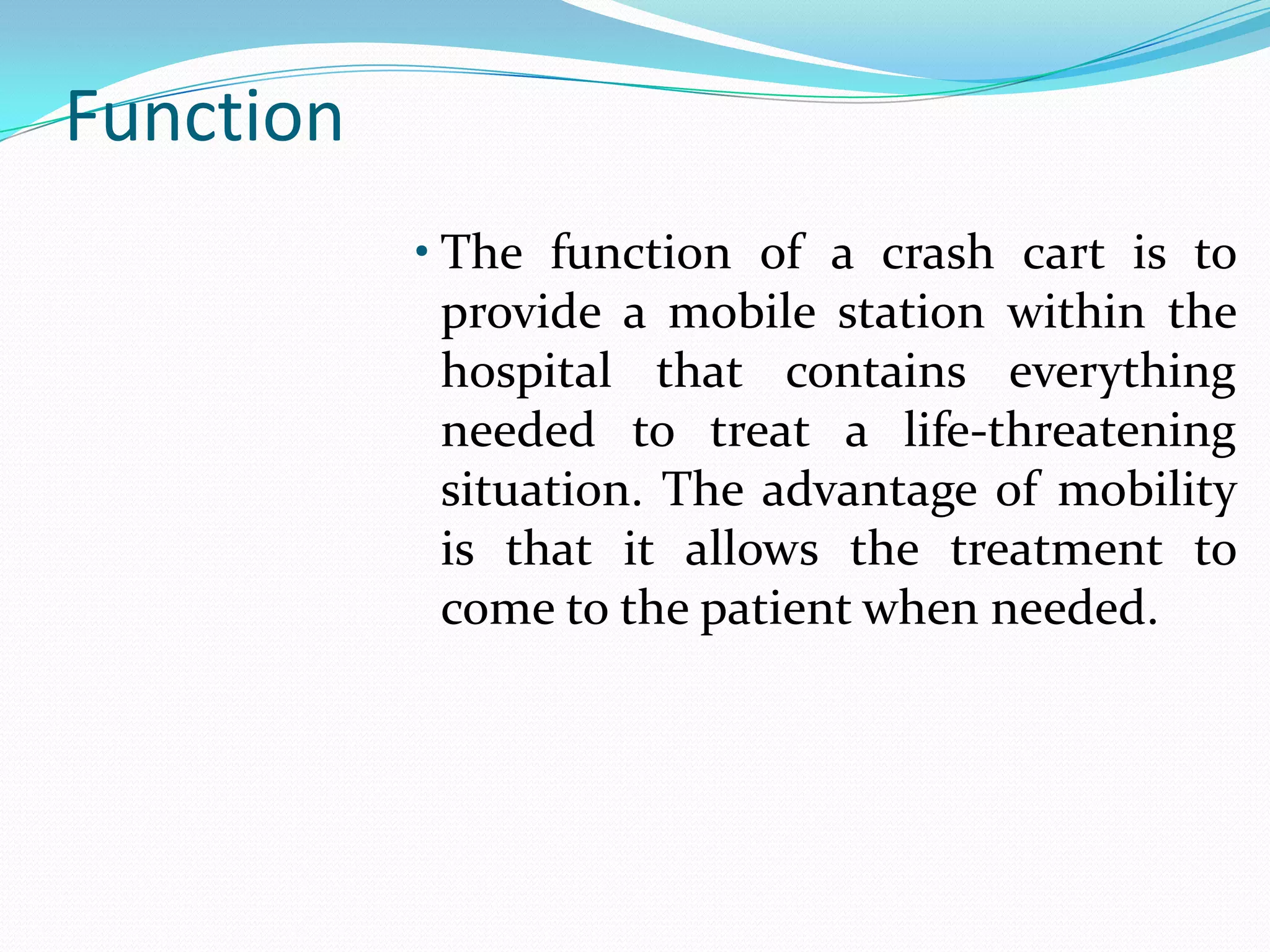 The crash cart | PPTX