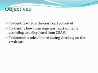 The crash cart | PPTX