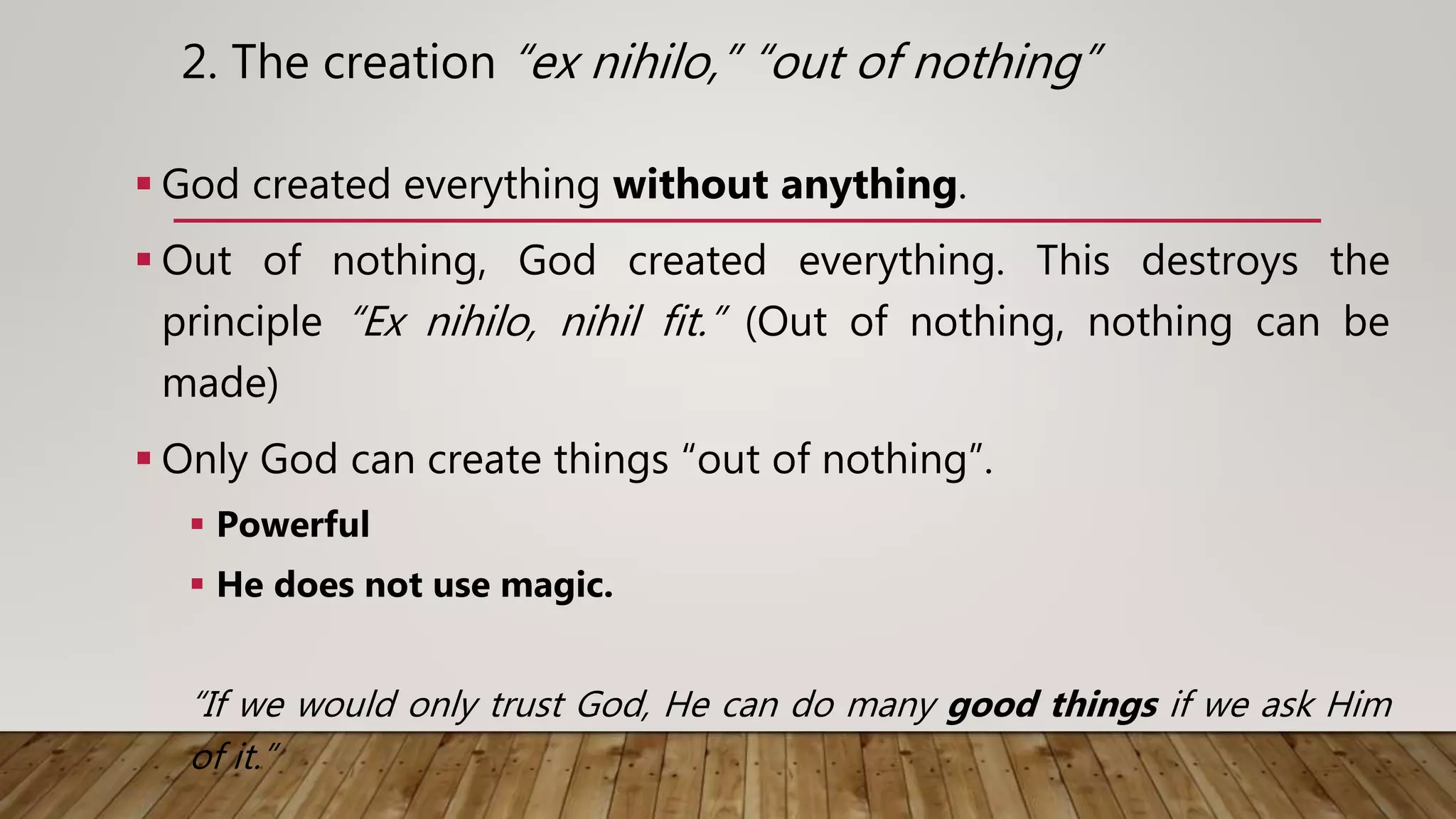 The creation | PPTX