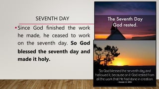 The creation | PPTX | Christianity | Religion & Spirituality