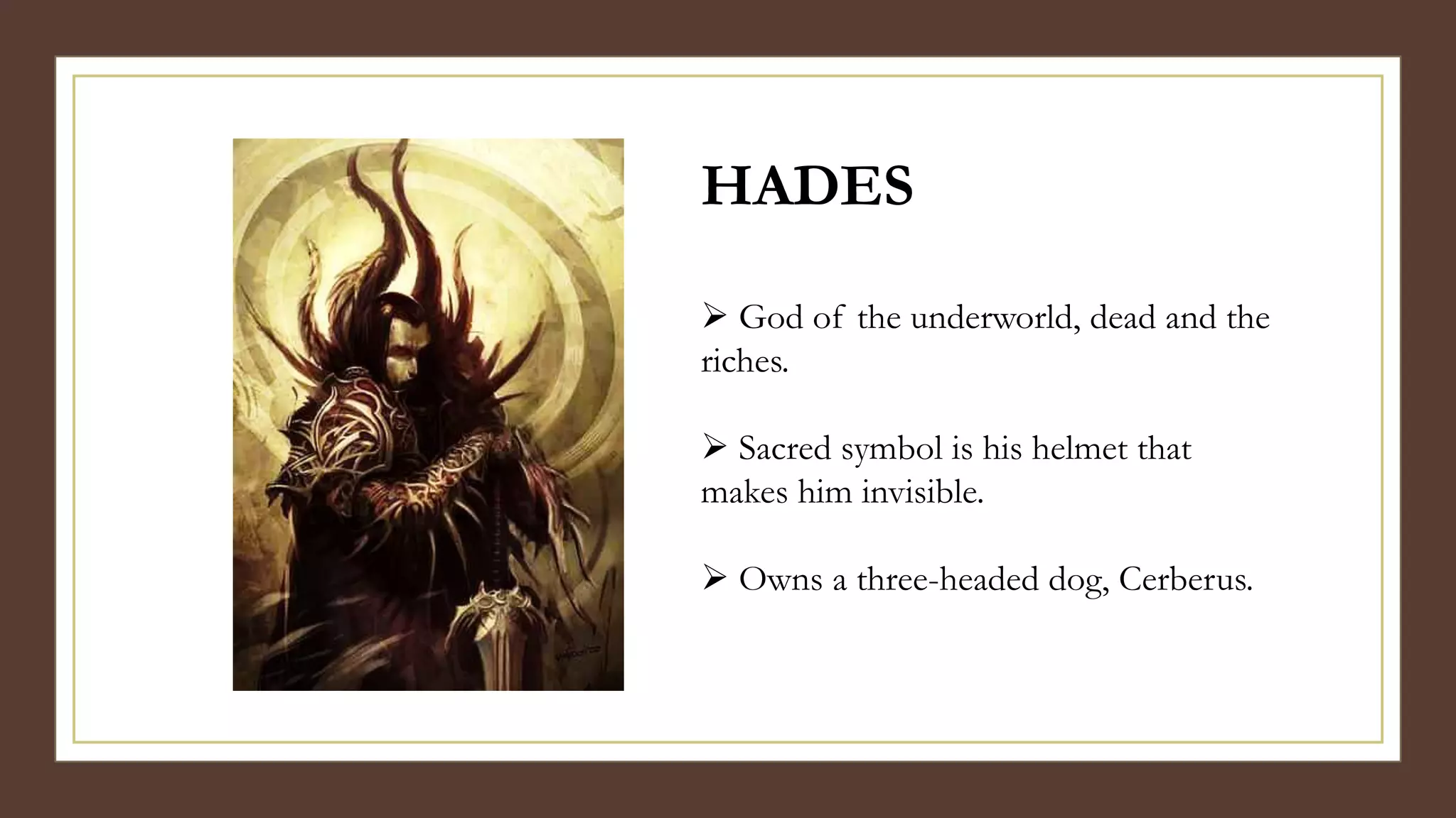 The Creation (greek gods and goddesses) | PPTX