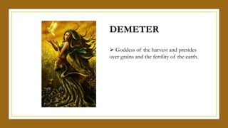 The Creation (greek gods and goddesses) | PPTX