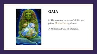 The Creation (greek gods and goddesses) | PPTX