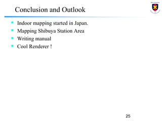 The creation method of indoor maps using osm state of the map 2012 ...