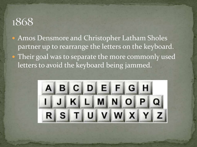 The creation of the keyboard | PPT