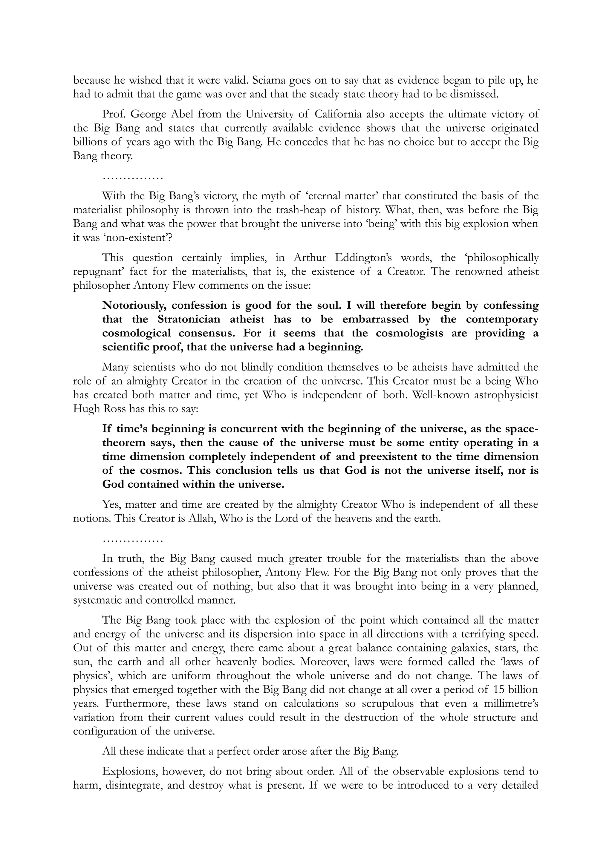 The creation of the universe/BIG BANG ENGLISH | RTF