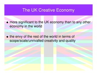 The Creative Economy | PDF