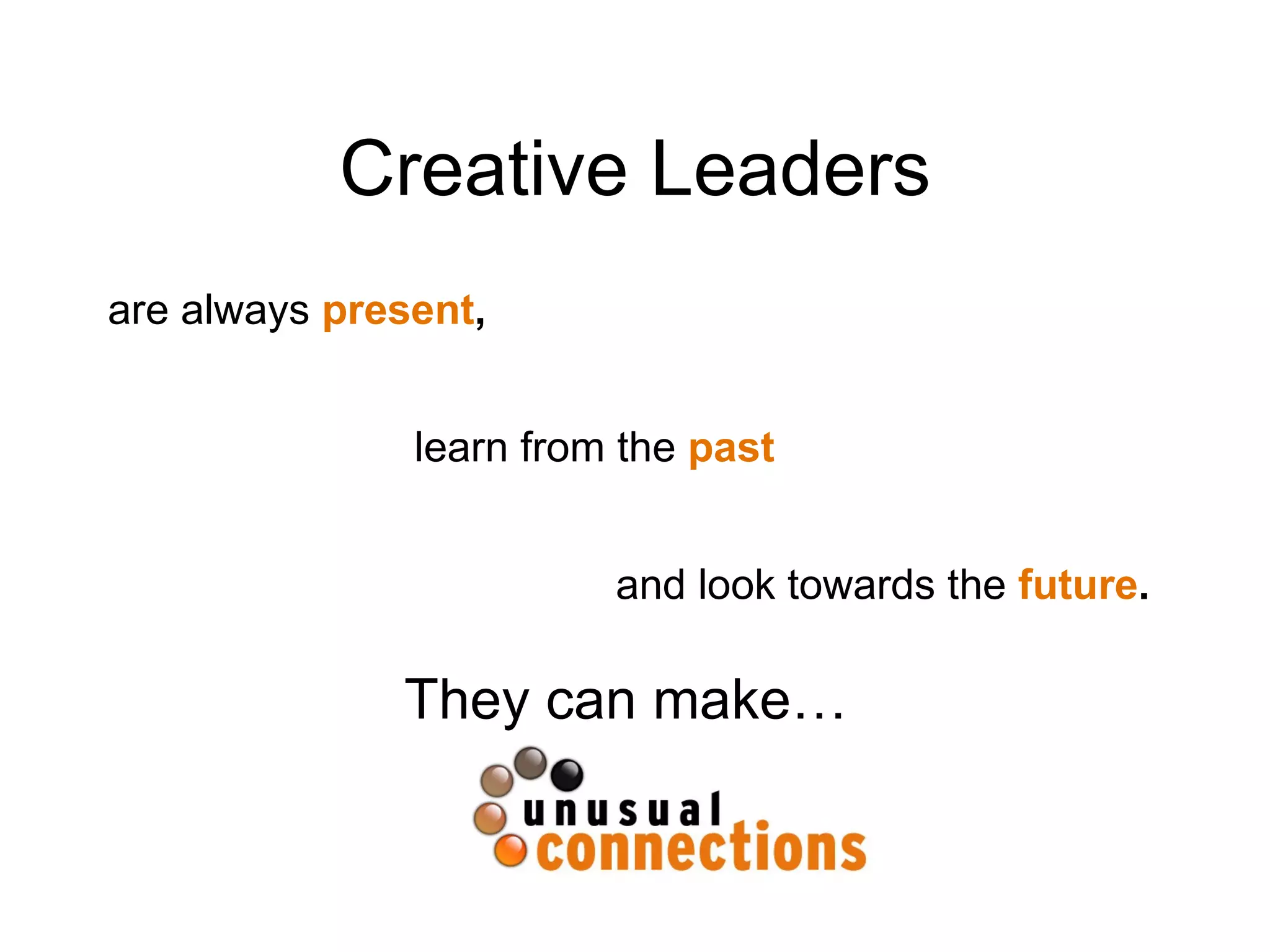 The Creative Leader | PPT