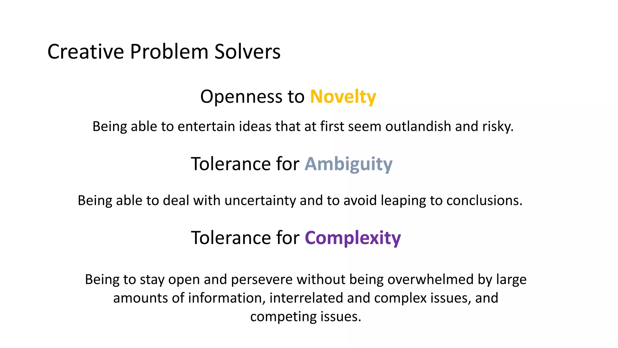 Becoming Effective Problem Solvers | PPT