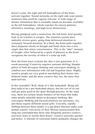 The Creativity CrisisBy Po Bronson and Ashley MerrymanFiled.docx