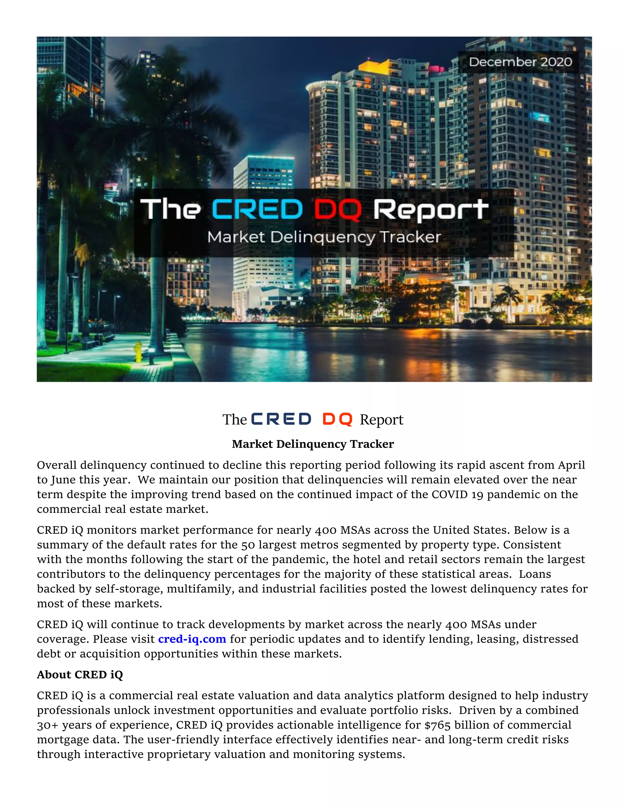 The CRED DQ Report - December 2020 | PDF