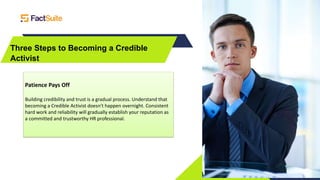 The credible Activist How to become a valuable business partner in HR ...
