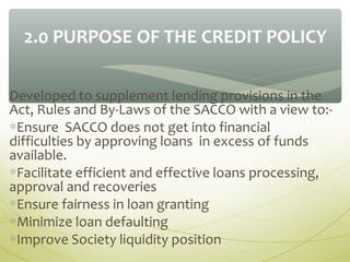 The credit policy | PPT