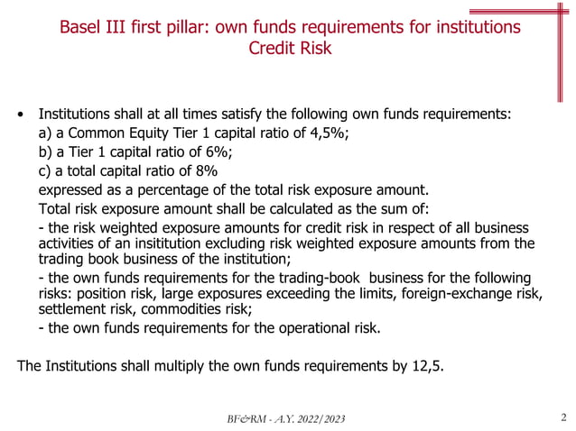 The Credit Risk the Standardized Approach.pdf | Financial Regulation ...