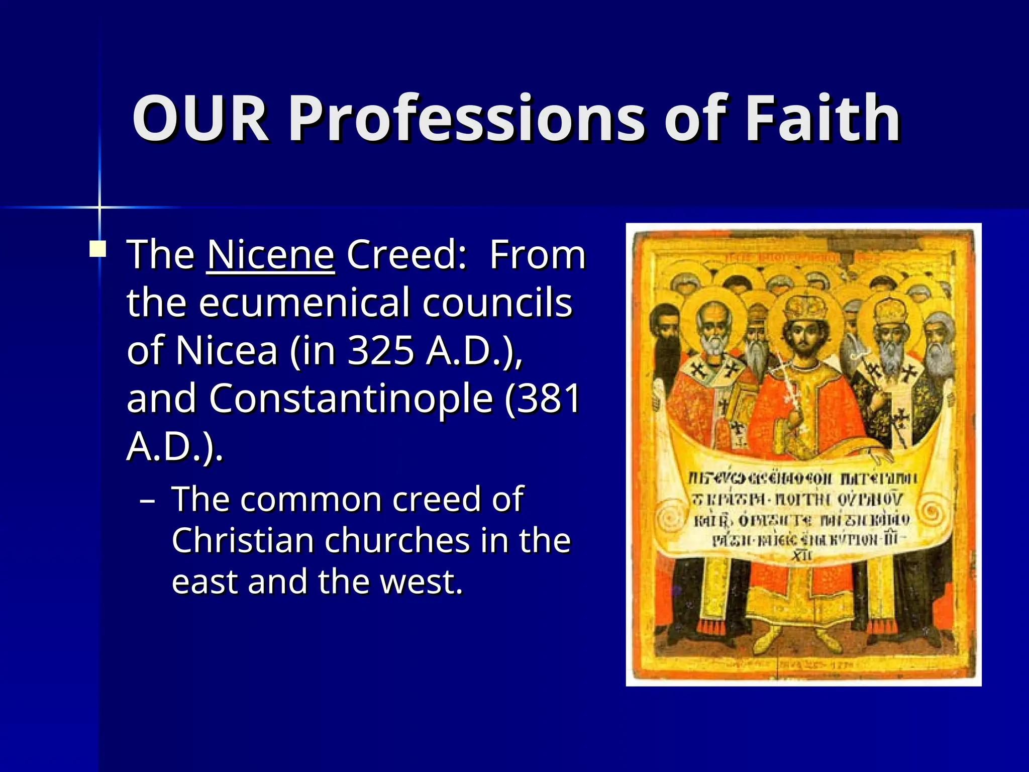 The Apostles Creed for the Epiphany OCIA Retreat | PPT