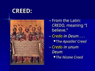 The Apostles Creed for the Epiphany OCIA Retreat | PPT