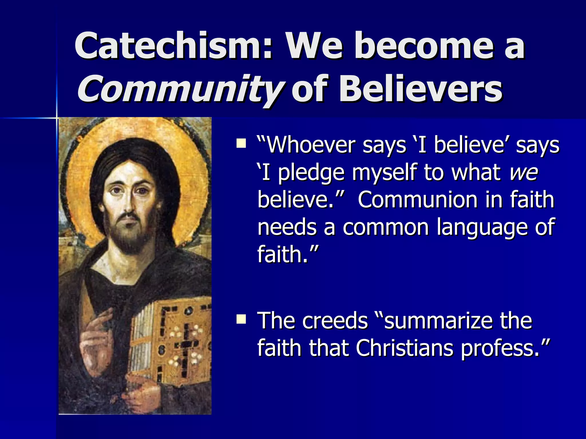 The Creed: The Faith and Beliefs of Catholic Christians | PPT