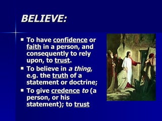 The Creed: The Faith and Beliefs of Catholic Christians | PPT