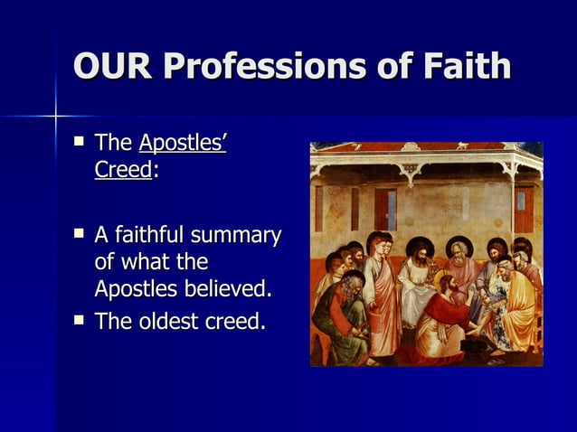 The Creed: The Faith and Beliefs of Catholic Christians | PPT