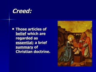 The Creed: The Faith and Beliefs of Catholic Christians | PPT
