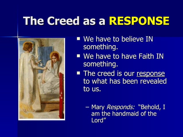 The Creed: The Faith and Beliefs of Catholic Christians | PPT