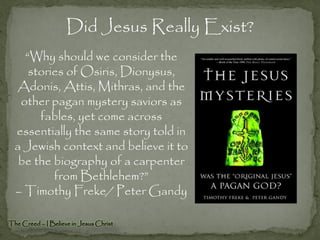 The Creed - I Believe In Jesus Christ | PDF