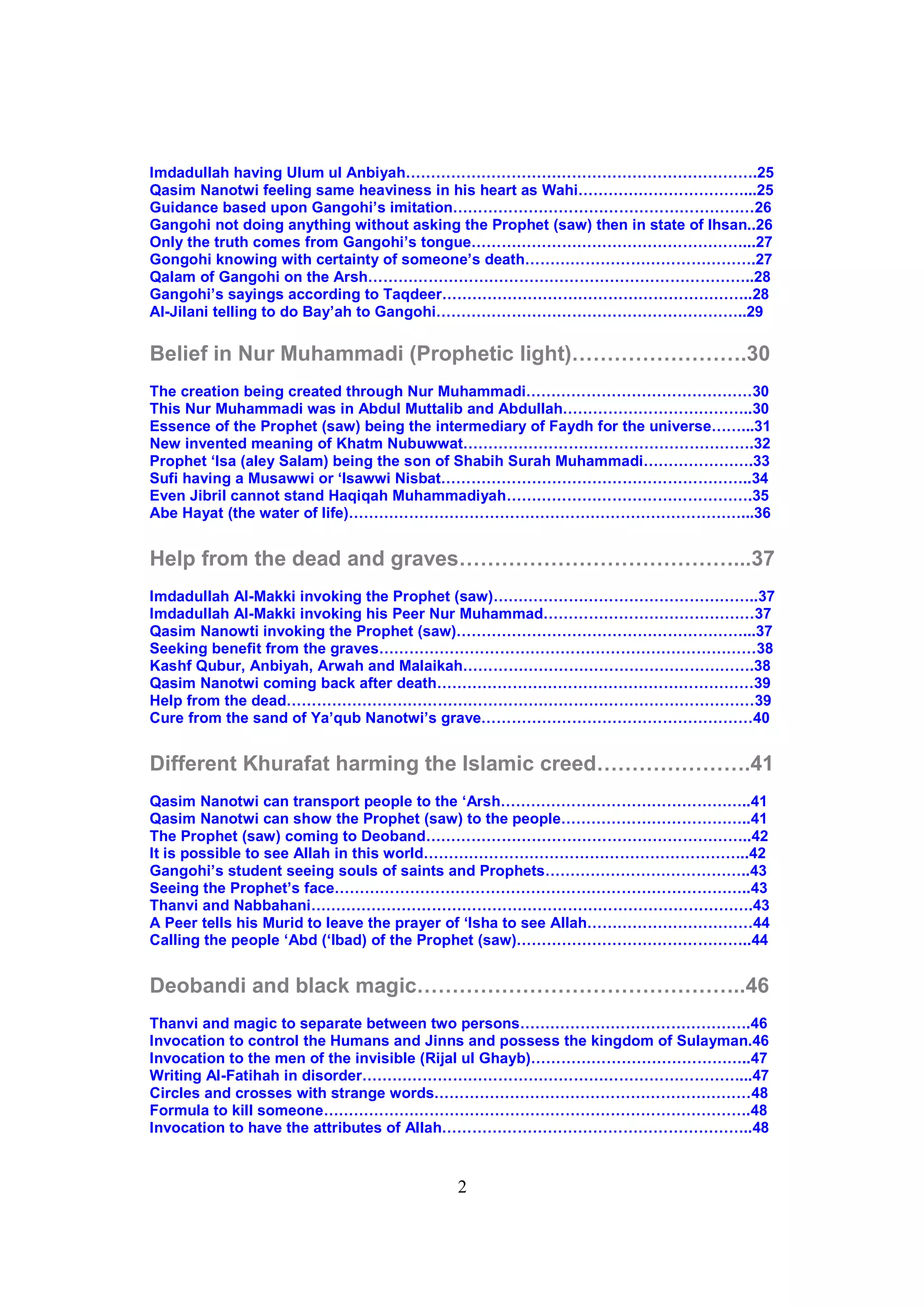 The creed of deobandi elders | PDF | Islam | Religion & Spirituality