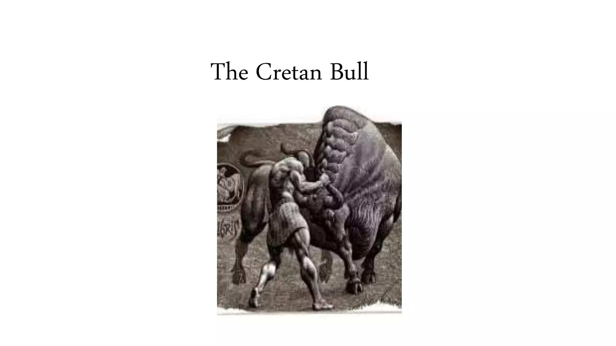The cretan bull | PPT