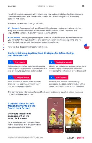 Cricket Playbook for Growth Marketers: Adjust x Glance report | PDF