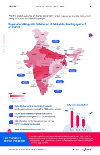 Cricket Playbook for Growth Marketers: Adjust x Glance report | PDF