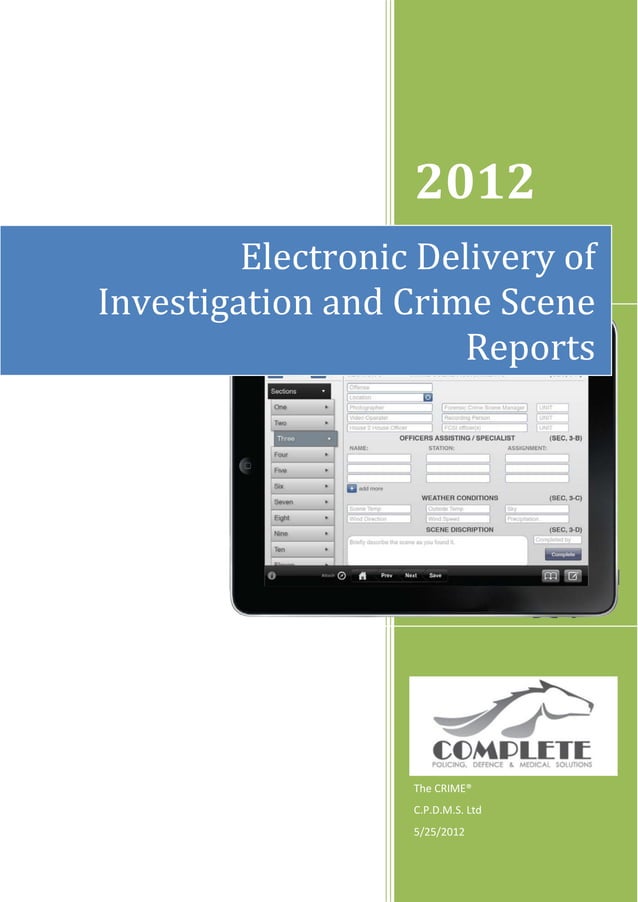 The Crime Application For I Pad | PDF | Databases | Computer Software ...