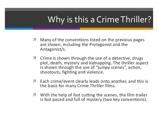 The Crime Thriller Genre