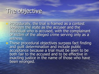The Criminal Trial | PPT