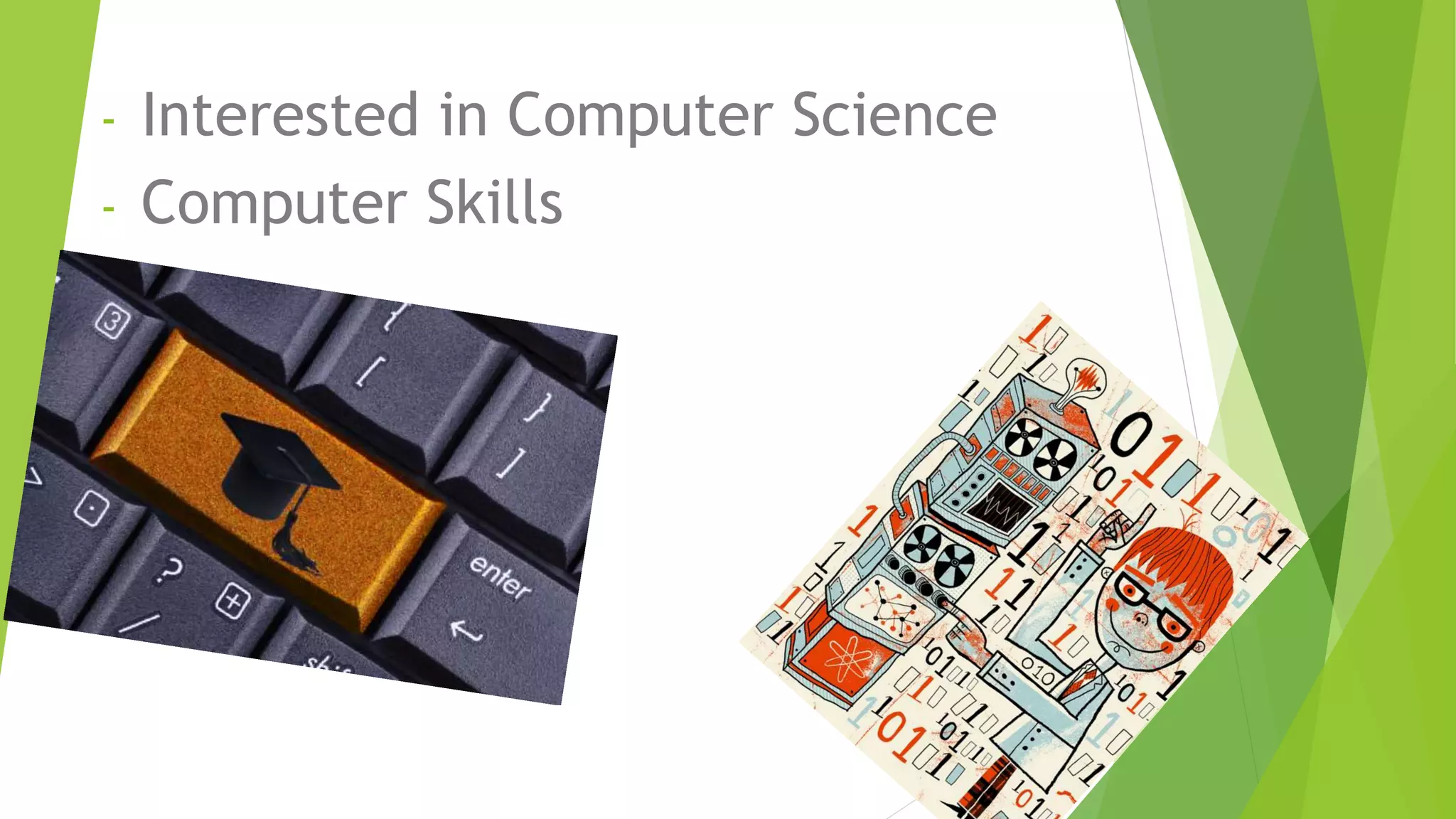 The criteria for cs major | PPTX