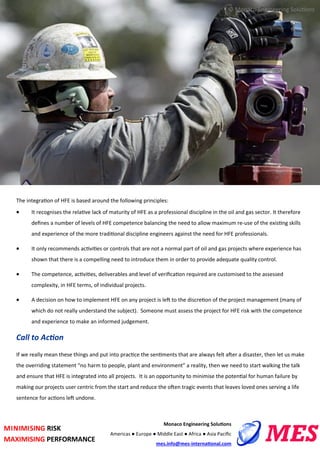 THE CRITICALITY OF HUMAN FACTORS ENGINEERING INTEGRATION | PDF